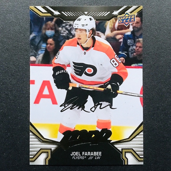 NHL | Toys | Joel Farabee 22223 Upper Deck Mvp Gold Script 95 | Poshmark